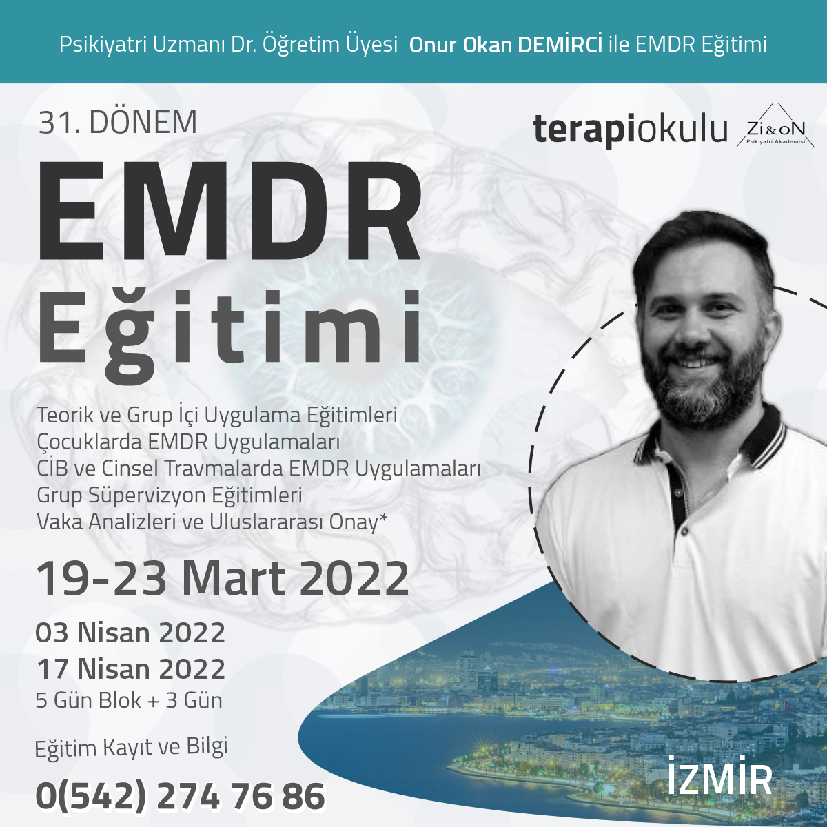 31. EMDR Eğitimi – İzmir – Terapi Okulu